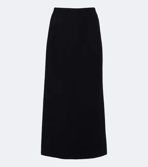 Alaïa Wool Pencil Skirt - Black