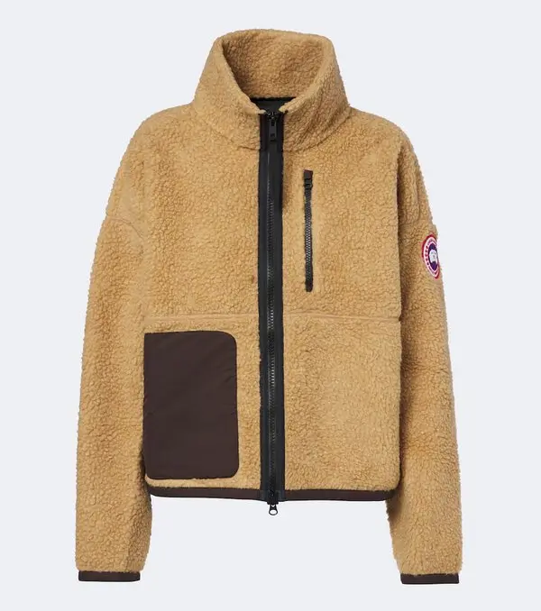 Canada Goose Simcoe Wool-blend Fleece Jacket - Beige