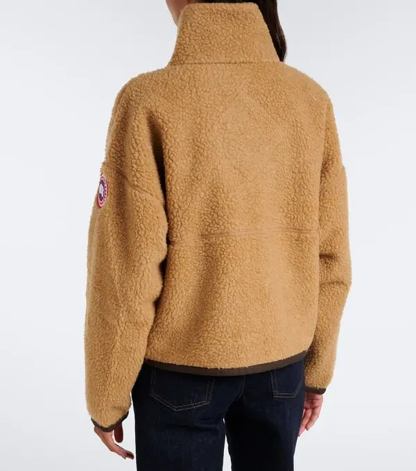 Canada Goose Simcoe Wool-blend Fleece Jacket - Beige
