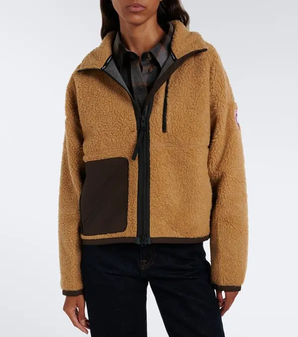 Canada Goose Simcoe Wool-blend Fleece Jacket - Beige