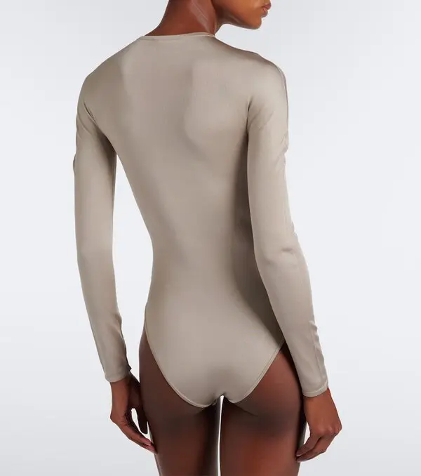 Alaïa Silk-blend Bodysuit