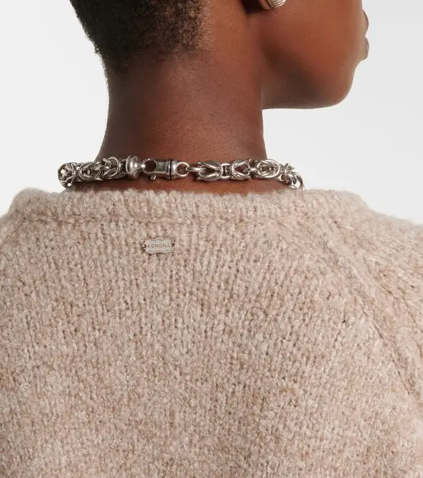 Agnona Cashmere, Silk, And Wool Sweater