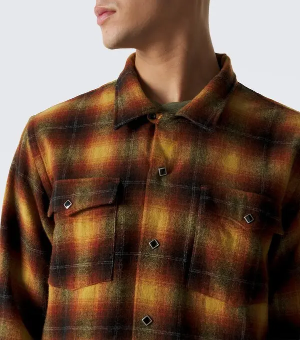 Ralph Lauren Checked Wool-blend Shirt