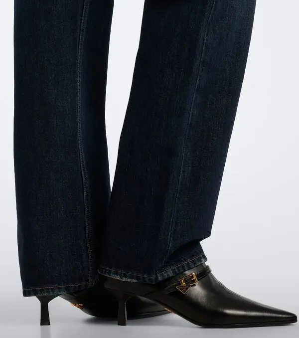 Prada Leather Ankle Boots