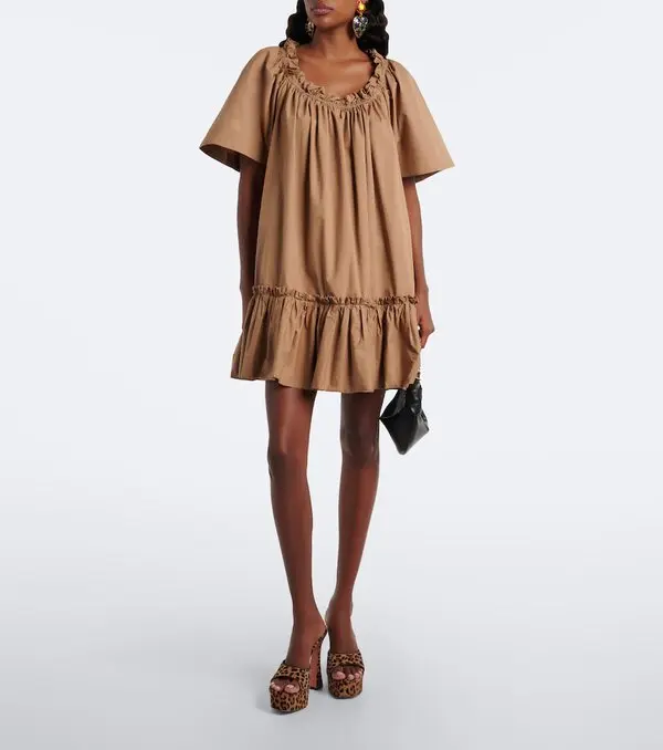 Amina Muaddi Dalida Calf Hair Platform Mules