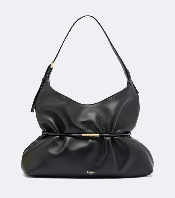 Balmain Sphynx Medium Leather Tote Bag