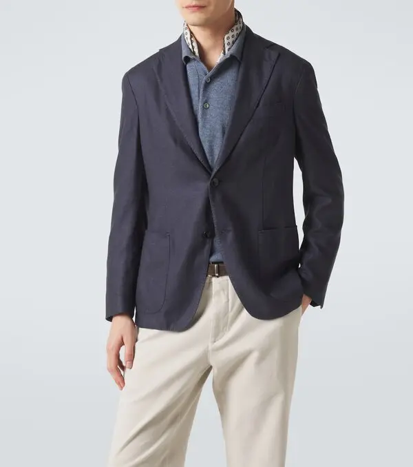 Agnona Silk And Cashmere Blazer