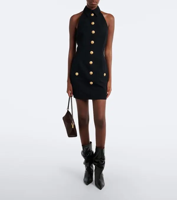 Balmain 64-83 Small Calf Hair Shoulder Bag