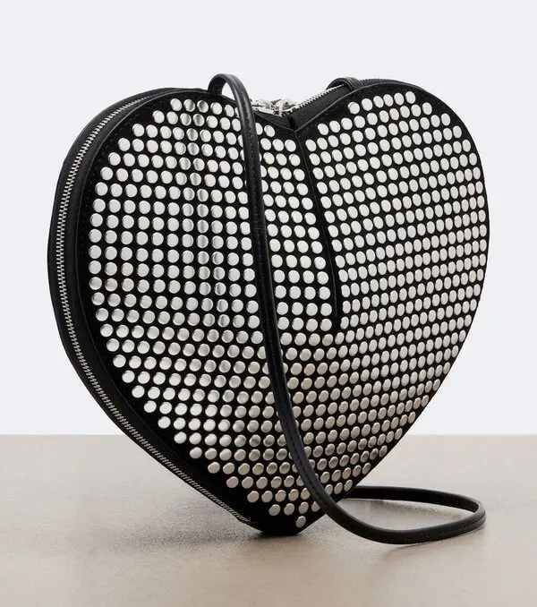 Alaïa Le Cour Studded Leather Shoulder Bag