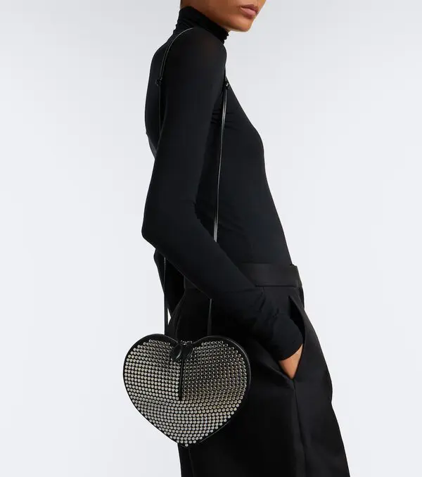 Alaïa Le Cour Studded Leather Shoulder Bag