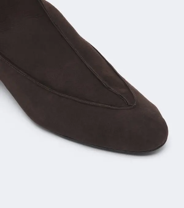 Magda Butrym Shearling-lined Suede Ankle Boots