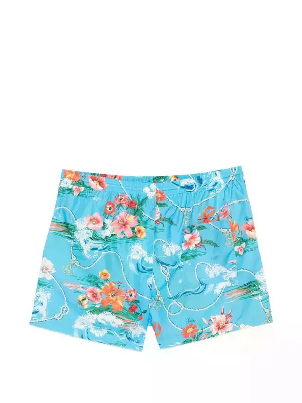 Gucci Floral-print Swim Shorts