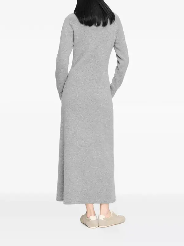 BARRIE Maxi Cable-knit Roll-neck Dress