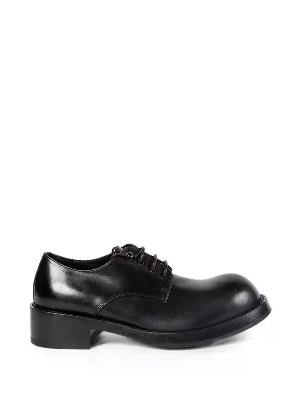 ANN DEMEULEMEESTER Semi-gloss Leather Derby Shoes