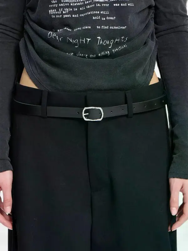 ANN DEMEULEMEESTER Buckle-fastening Leather Belt