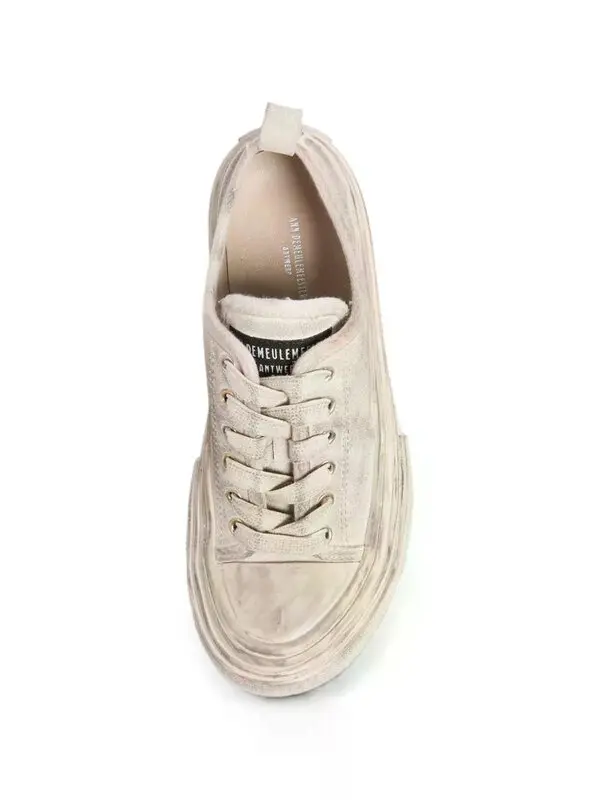 ANN DEMEULEMEESTER Distressed-effect Sneakers