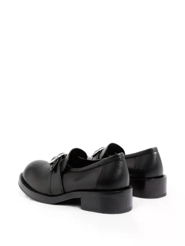 ANN DEMEULEMEESTER Buckle-fastening Leather Loafers