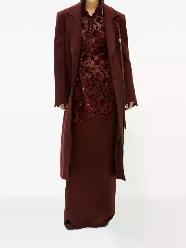 ANN DEMEULEMEESTER Elisabeth Floral-devoré Shirt