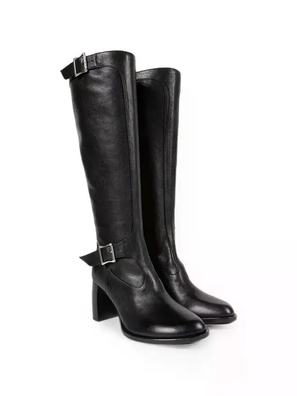 ANN DEMEULEMEESTER Buckle-detail Leather Boots