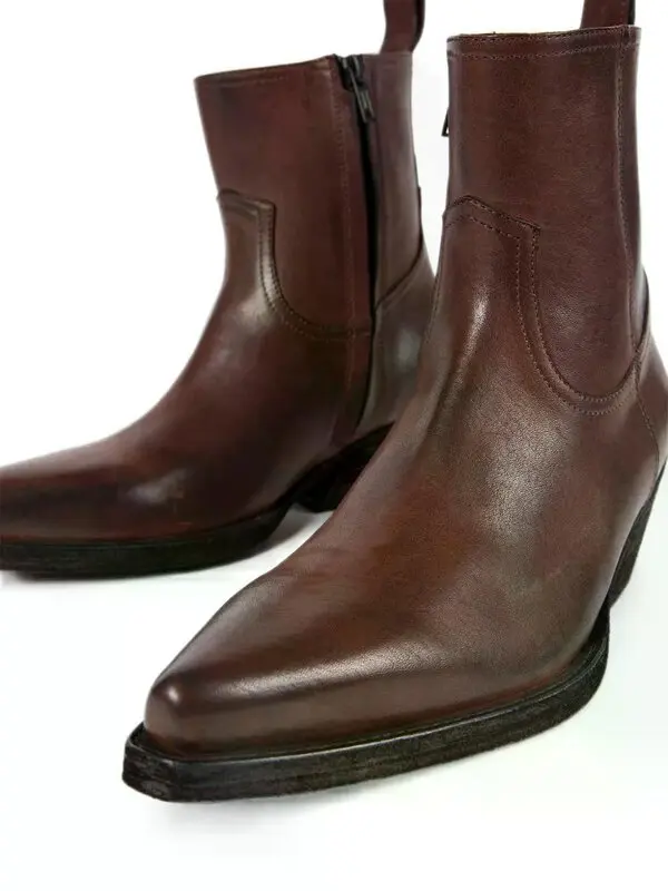 ANN DEMEULEMEESTER Pointed-toe Ankle Boots