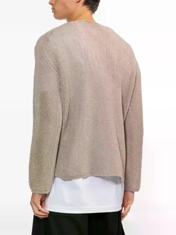 Comme Des Garçons Distressed Sweater