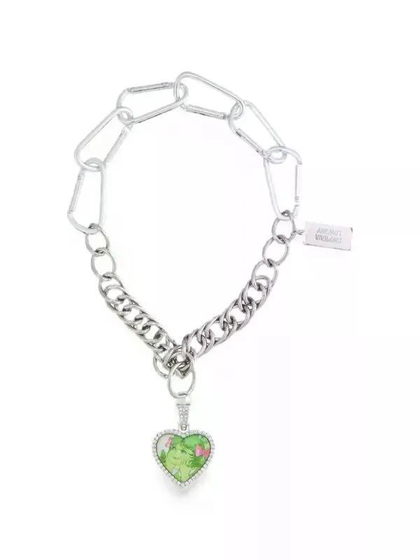 CHOPOVA LOWENA Dreamer Carabiner Heart-charm Necklace - Silver