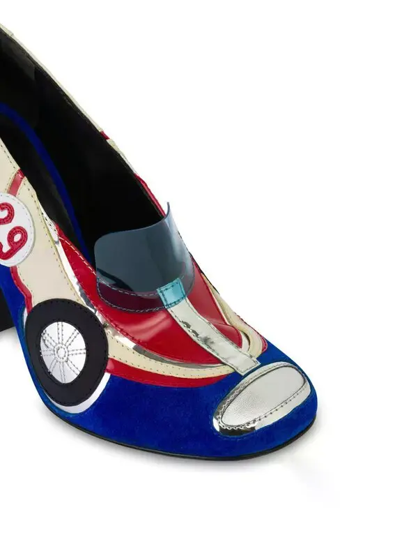 Moschino Car-patchwork Pumps