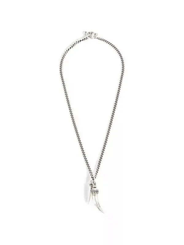 ANN DEMEULEMEESTER Mikke Curb-chain Necklace - Silver