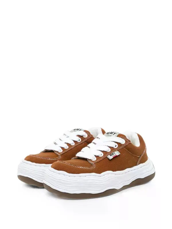 Mihara Yasuhiro Canvas Panelled Sneakers