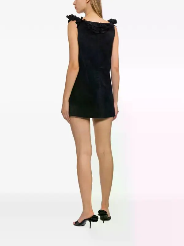 SHUSHU/TONG Ruffled Corduroy Dress