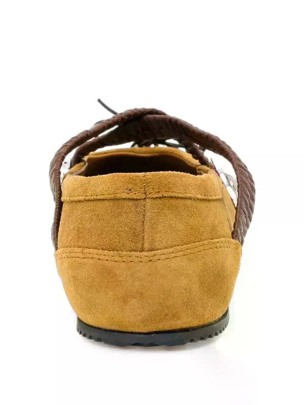Toga Leather Ballet Flats