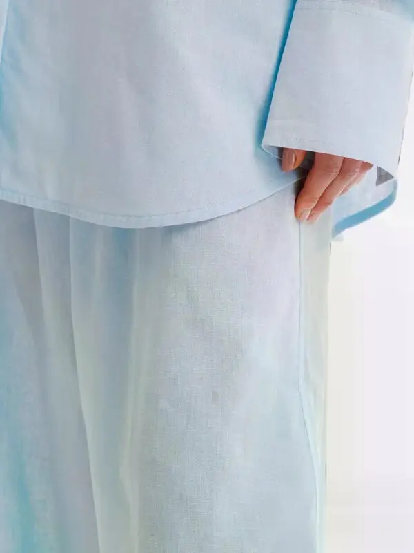 TOTEME Wide Summer Trousers Sky