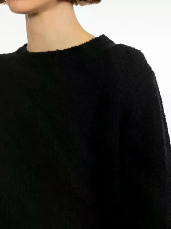 RIER Bouclé Cropped Sweater