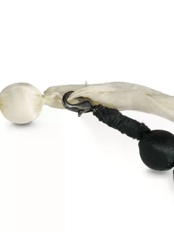Y’s Silk-covered Bead Necklace