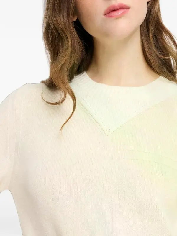 BARRIE Topstitched Cashmere Sweater