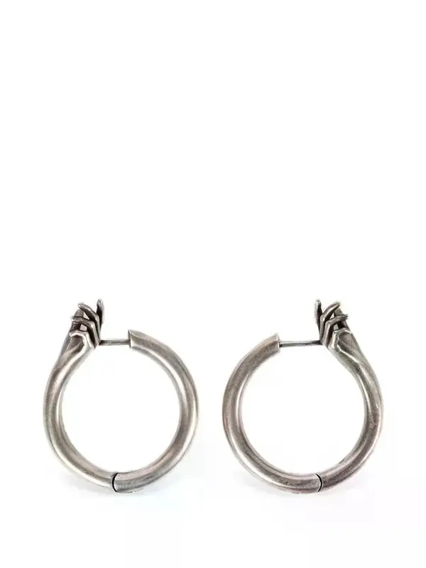 ANN DEMEULEMEESTER Cajsa Hand-motif Hoop Earrings