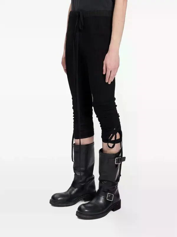 ANN DEMEULEMEESTER Pointelle-knit Trousers