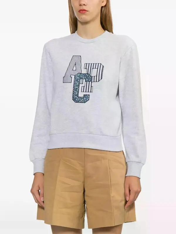 A.p.c. Logo-embroidered Sweatshirt