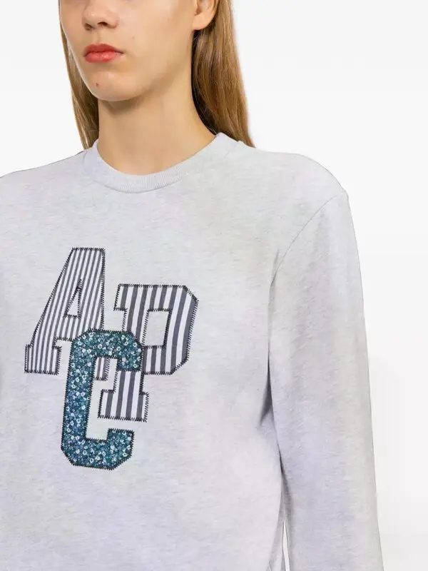 A.p.c. Logo-embroidered Sweatshirt