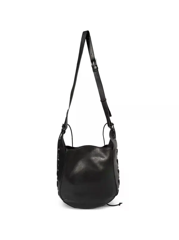 ANN DEMEULEMEESTER Medium Ravdna Lace-up Shoulder Bag