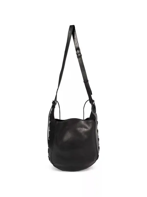 ANN DEMEULEMEESTER Medium Ravdna Lace-up Shoulder Bag
