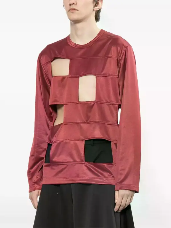 Comme Des Garçons Cut-out T-shirt