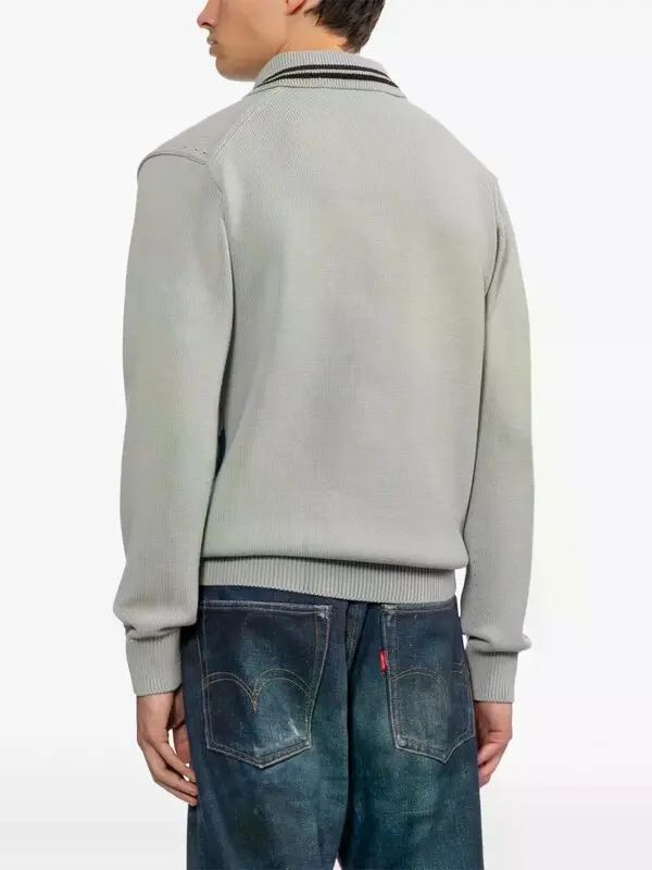 Junya Watanabe House Print Collared Knitwear