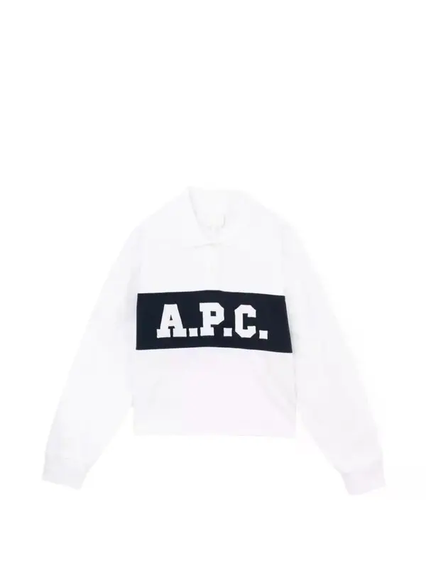 A.p.c. Logo-embroidered Polo Shirt