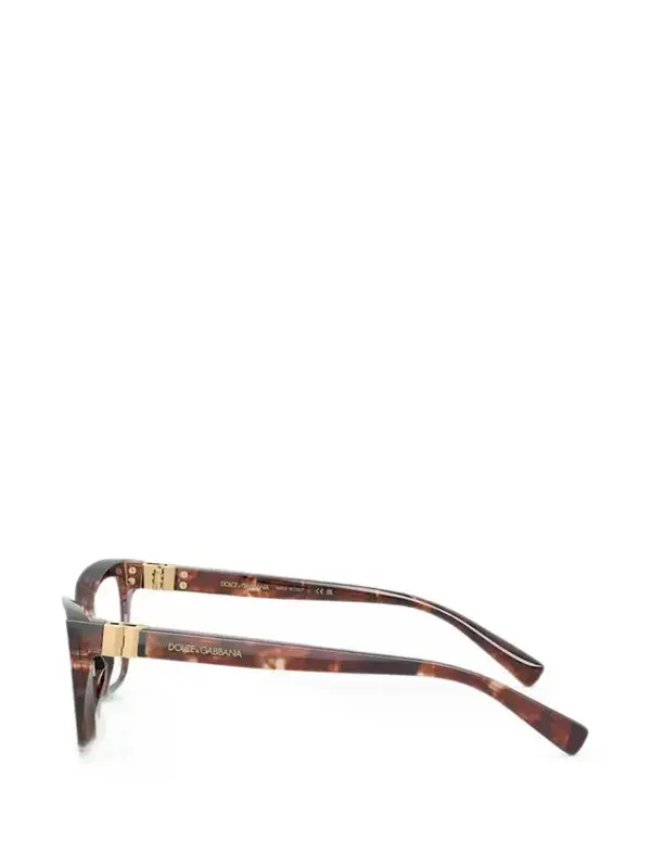 Dolce & Gabbana Tortoiseshell-effect Cat-eye Glasses