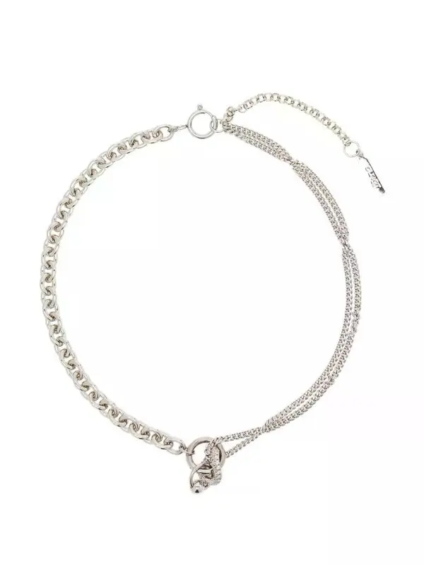 JUSTINE CLENQUET Alison Necklace - Silver
