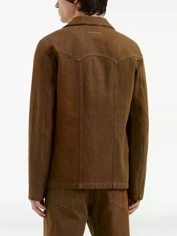 MAISON MARGIELA Contrast-stitch Denim Jacket