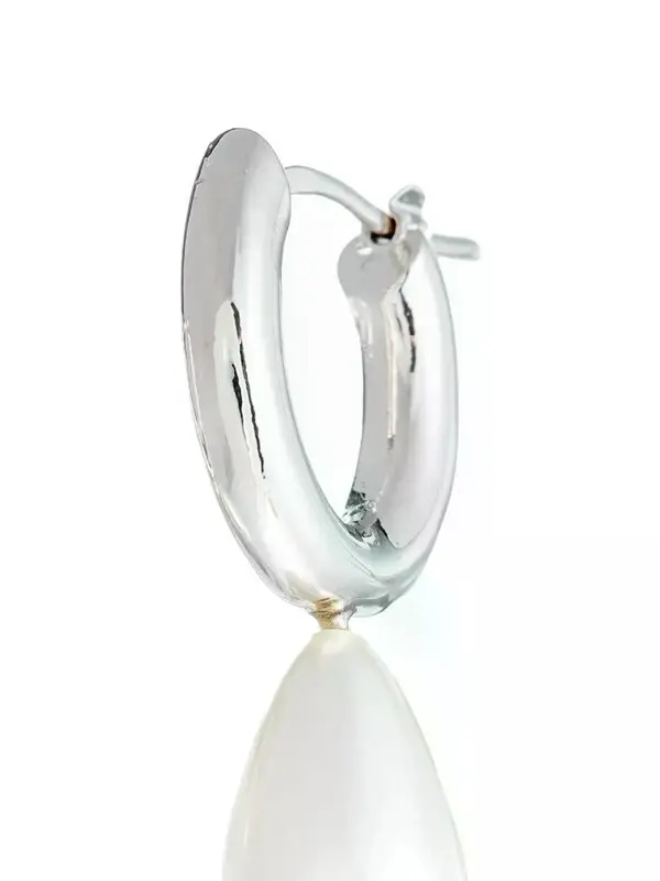 Simone Rocha Pearl-pendant Hoop Earrings