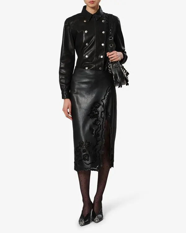 Isabel Marant Étoile Valdy Leather Shirt