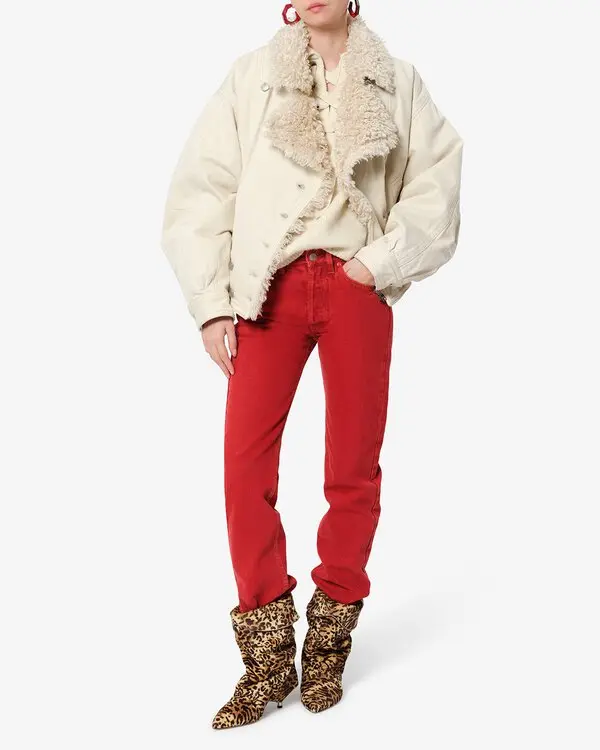 Isabel Marant Étoile Valineo Denim Jacket - Ecru